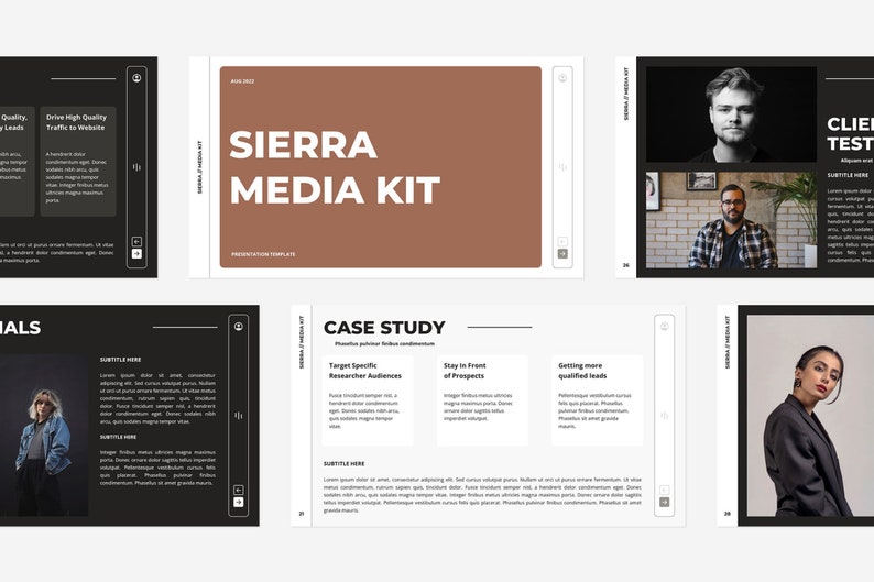 Media Kit Template | Brand Presentation | Canva | Powerpoint | Google ...