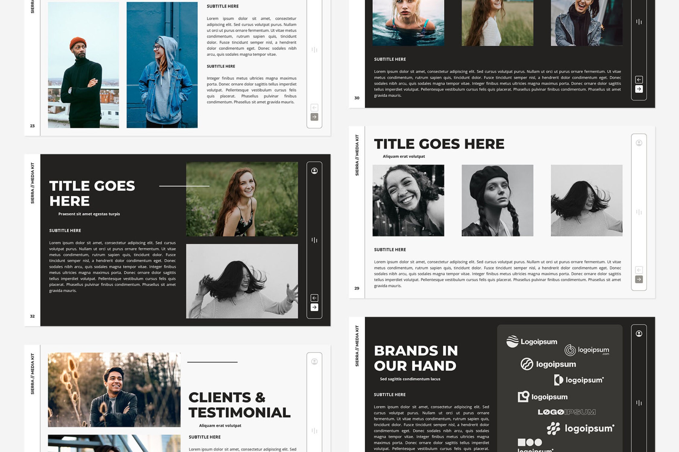 Media Kit Template | Brand Presentation | Canva | Powerpoint | Google ...