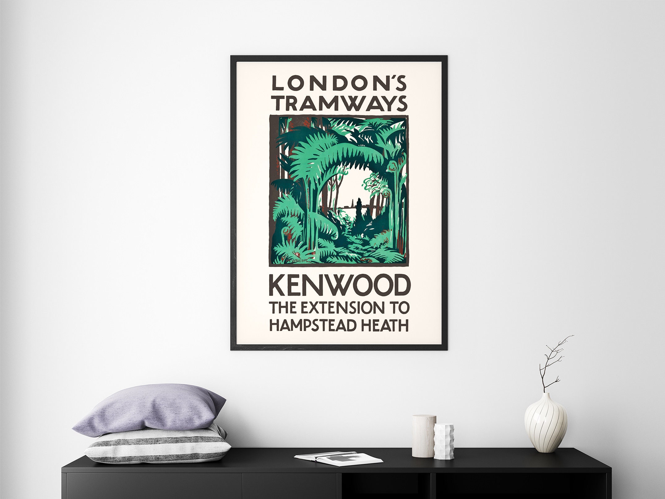Set of 3 Posters London Tramway Vintage Travel Posters - Etsy