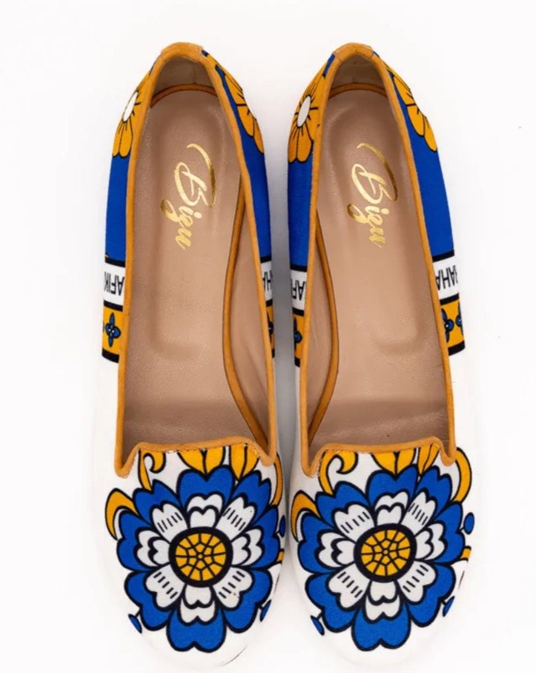 Made in Italy, African Pattern, Unique Neema Ballerina, Women's Shoes ...