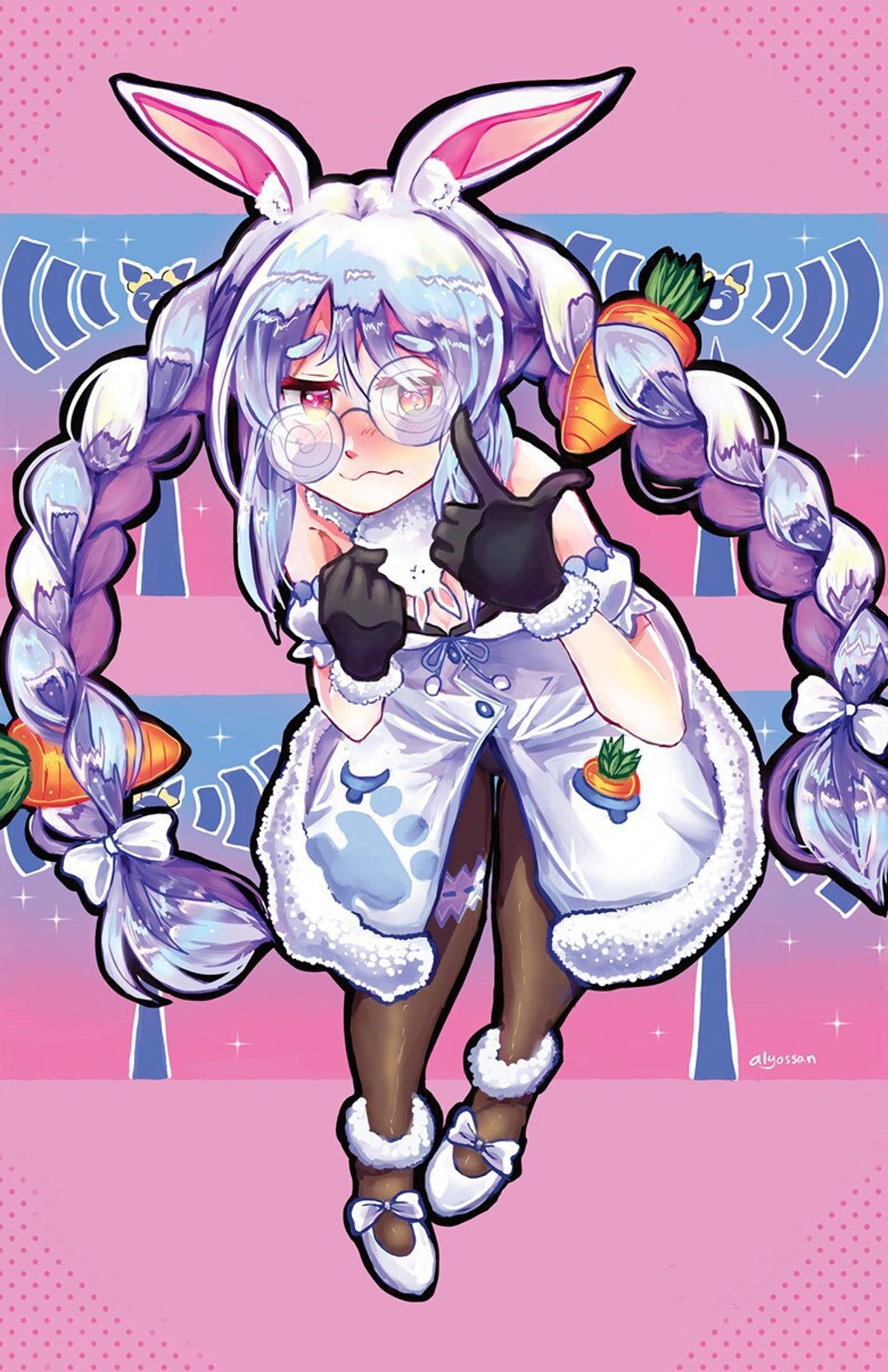 Usada Pekora 11x17 Art Print - Etsy