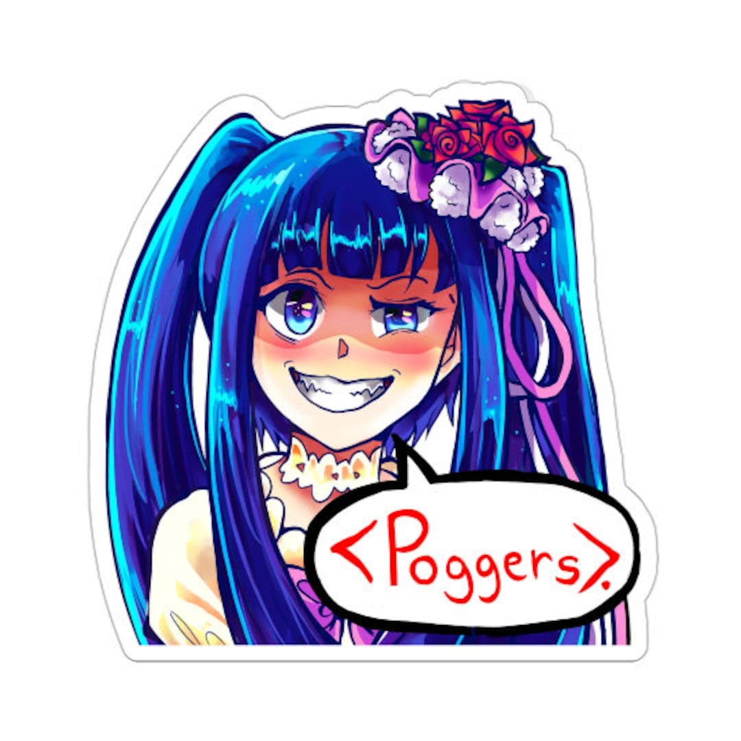 Erika Furudo Poggers 3" Sticker - Etsy