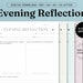 Evening Reflection Journal Printable 5 Minute Bedtime Journal - Etsy