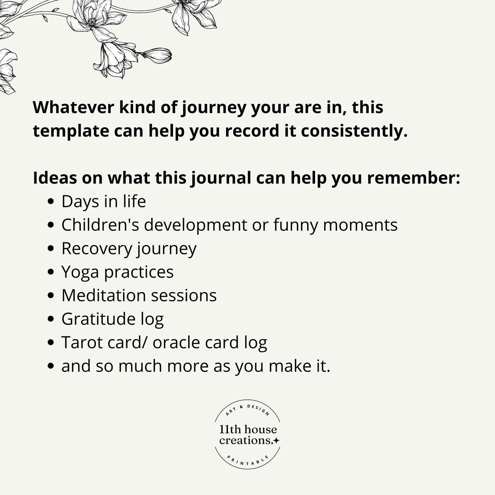 One Line A Day Journal, 365 Days One Sentence Journal Digital Download ...