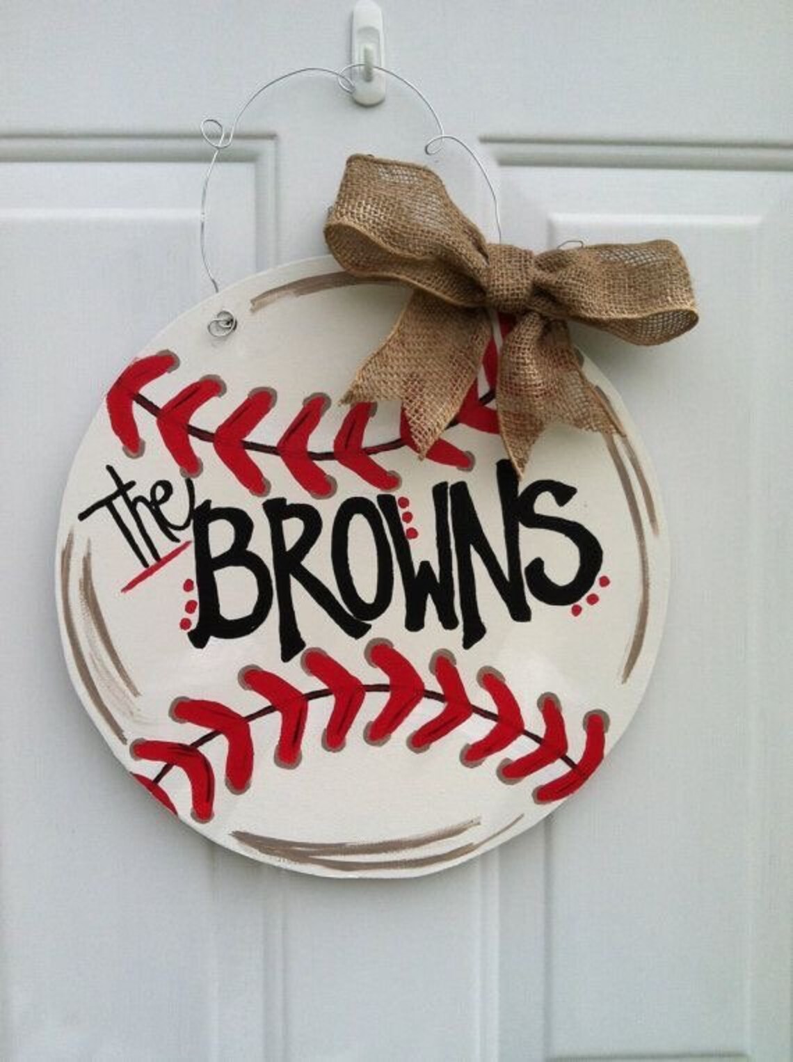 Baseball Door Hangers, Personalized Door Hanger, Sport Door Hanger ...