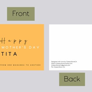 Tagalog Happy Mother's Day Printable Card | Filipino Mother's Day Card ...