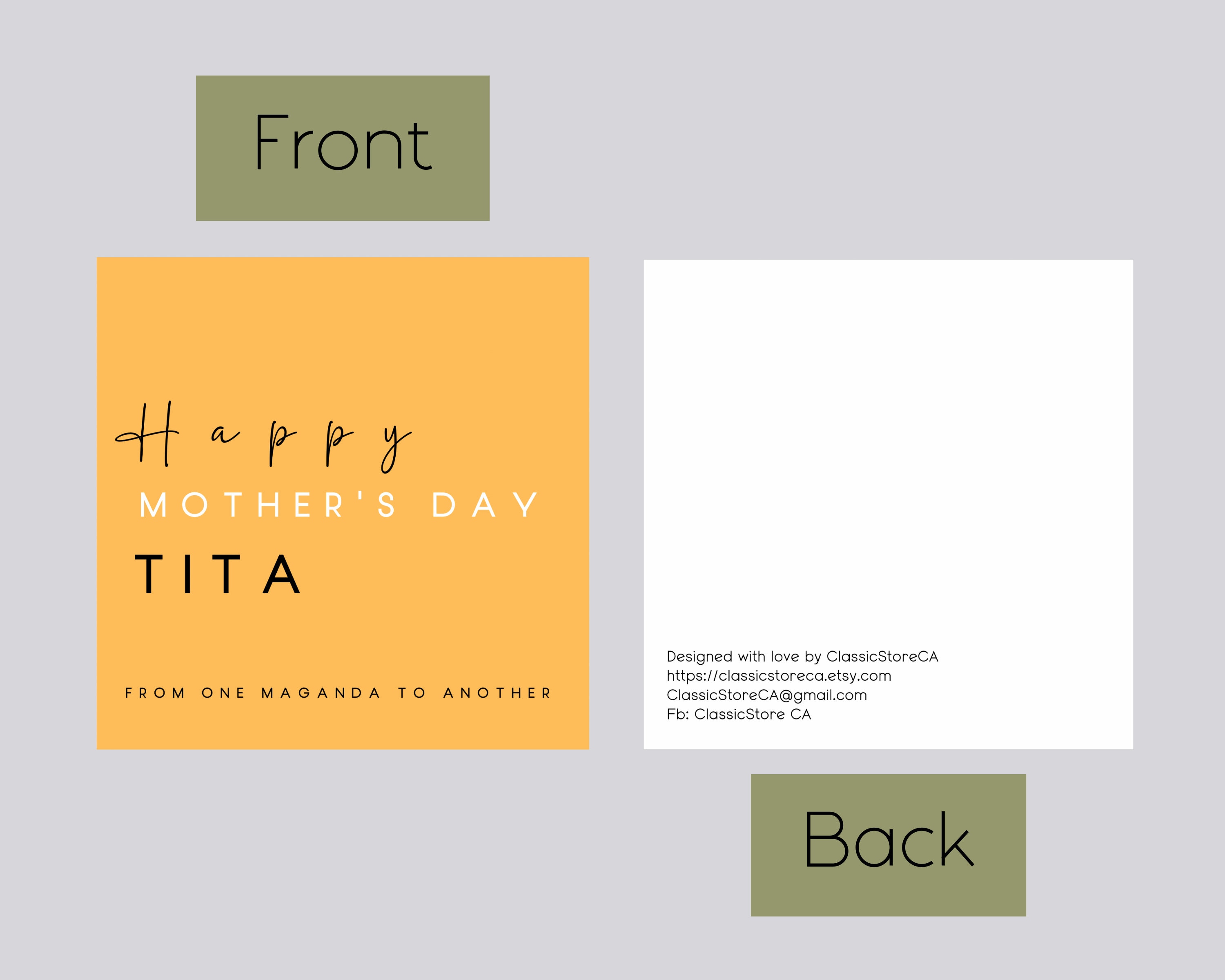 Tagalog Happy Mother's Day Printable Card Filipino Mother's Day Card ...