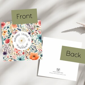 Floral Filipino Thank You Card | Maraming Salamat Po (digital Download ...