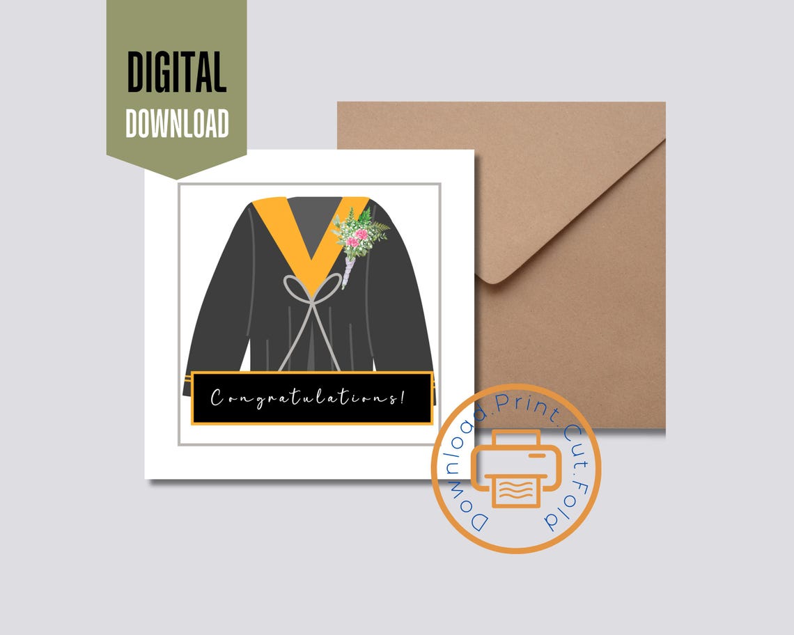 Carnation Filipino Graduation Card | Printable Congratulations (PDF ...