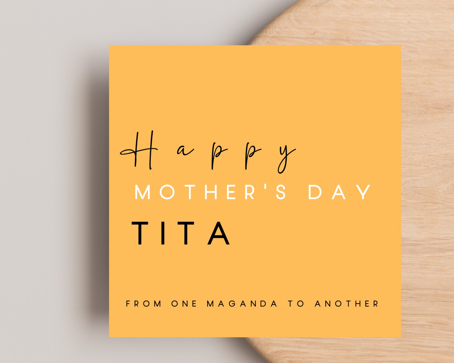 Tagalog Happy Mother's Day Printable Card Filipino Mother's Day Card ...