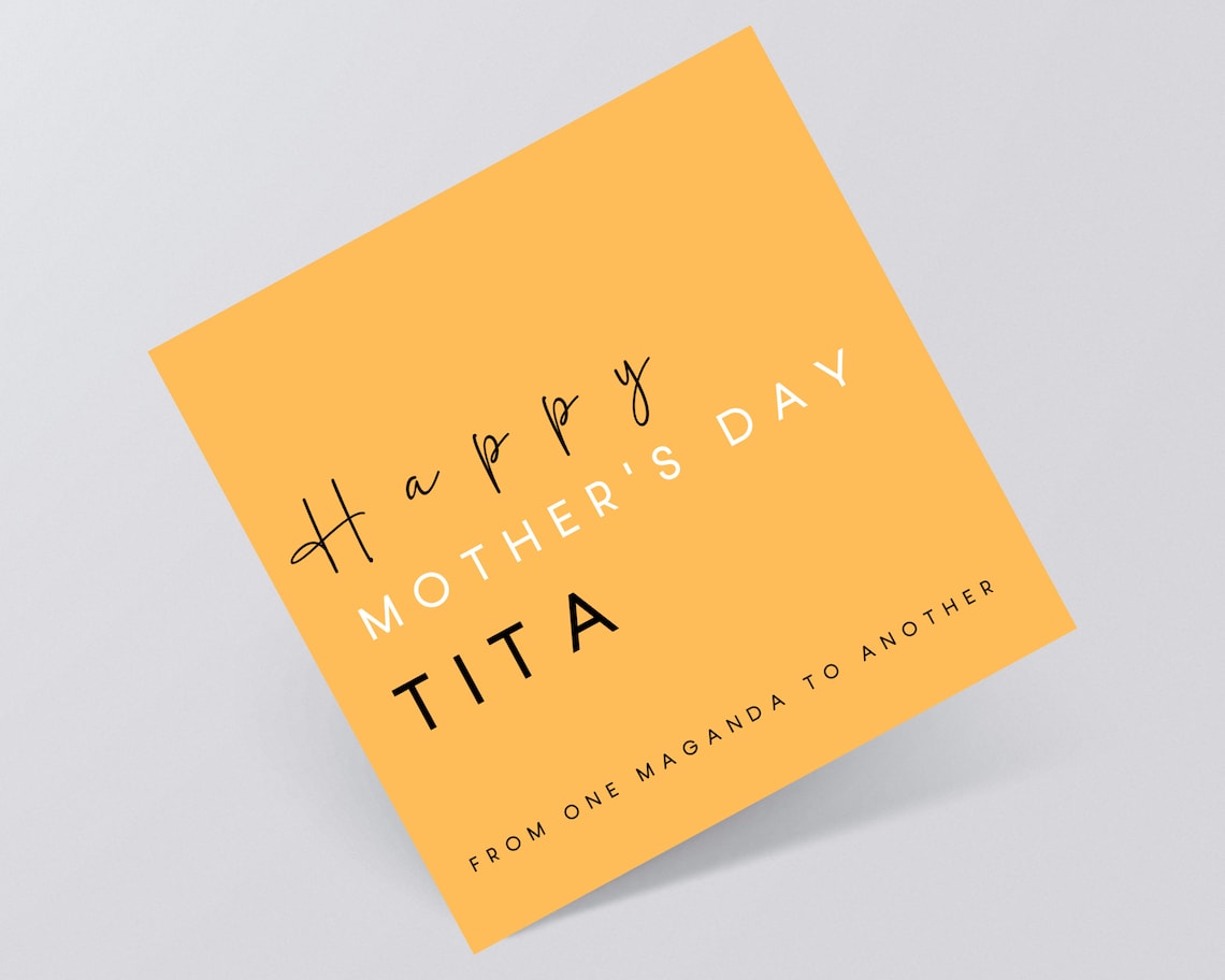 Tagalog Happy Mother's Day Printable Card Filipino Mother's Day Card ...