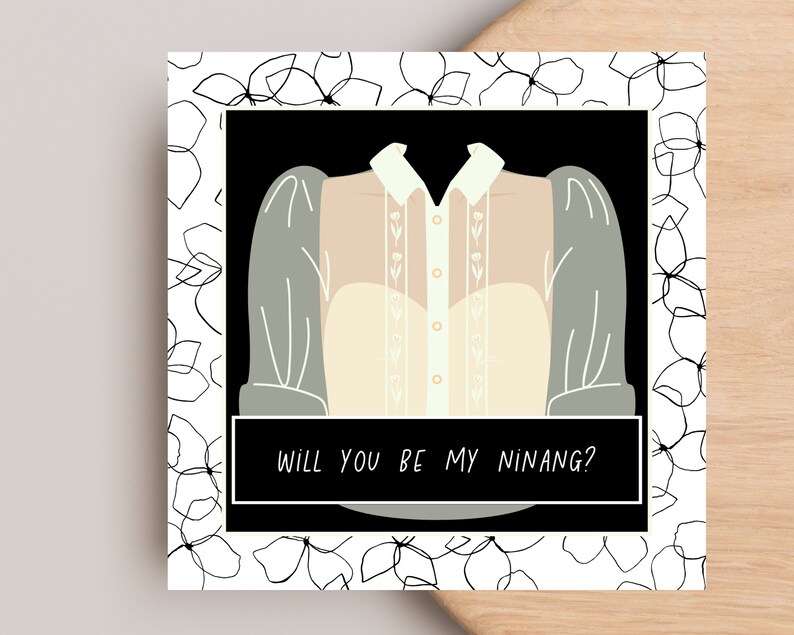 Will You Be My Ninang? | Ninang Proposal | Digital Card | Tagalog Card ...