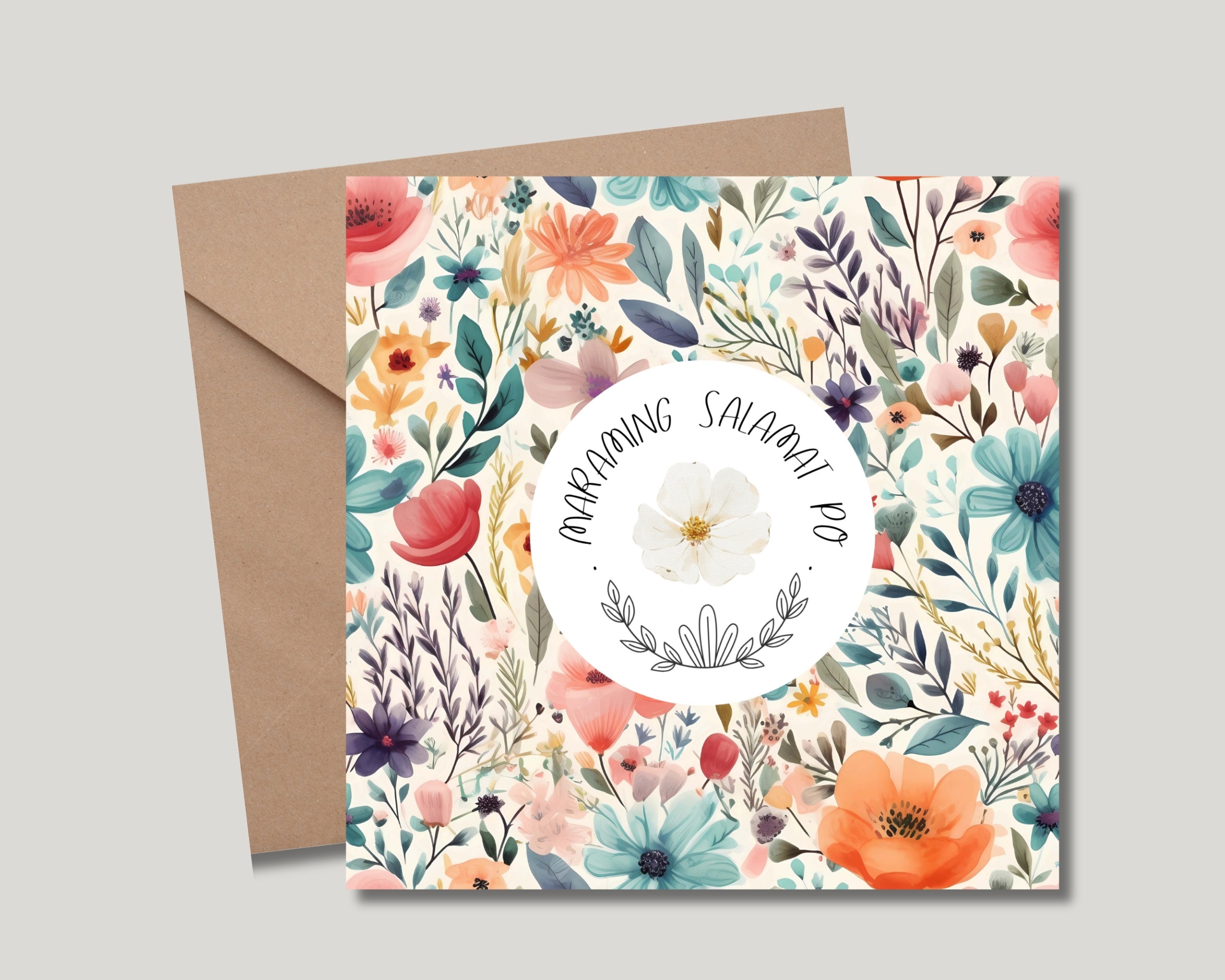 Filipino Card | Maraming Salamat Po | Digital Download With Envelope ...