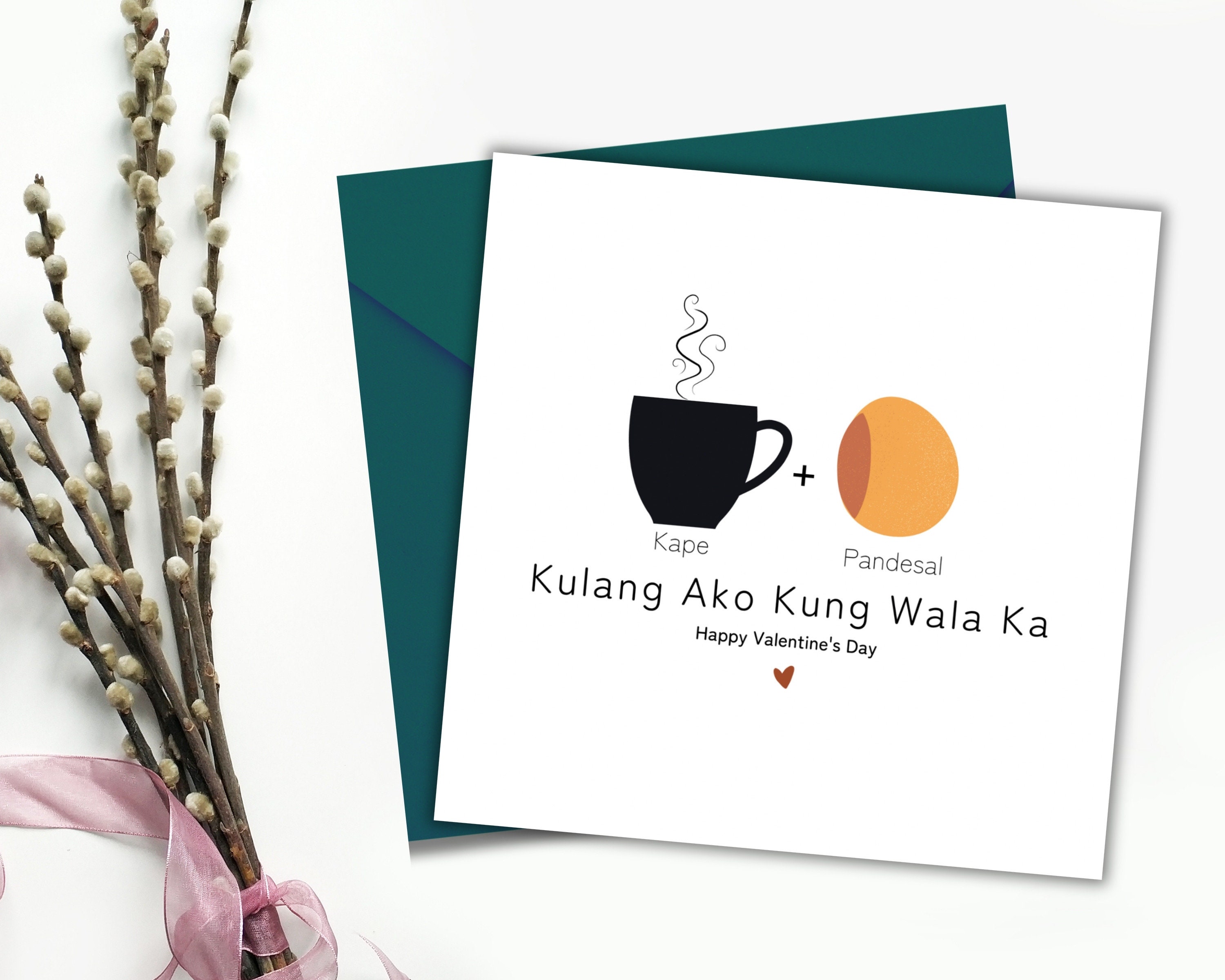 Filipino Valentine's Day Card (kape + Pandesal) Digital Download ...