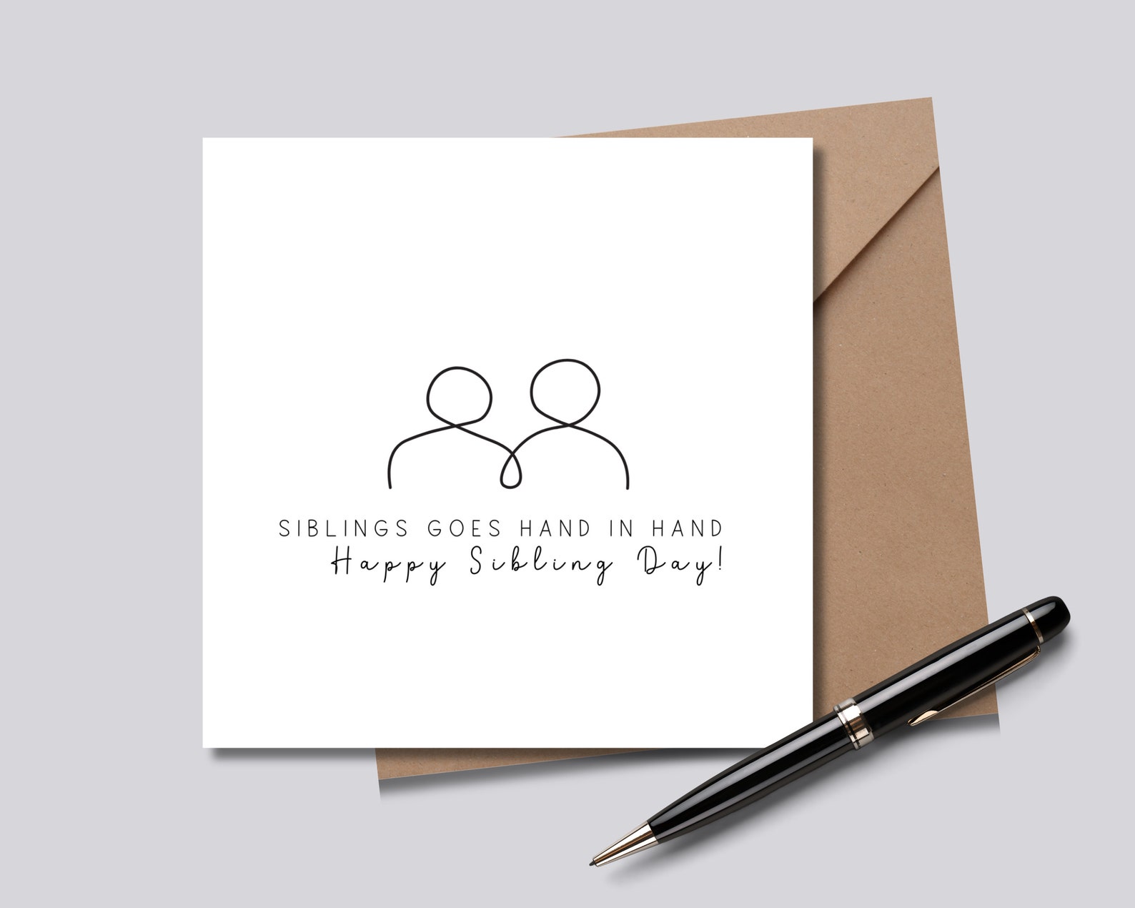 Happy Sibling Day Printable Cards | Sibling Card Set| Cards for ...