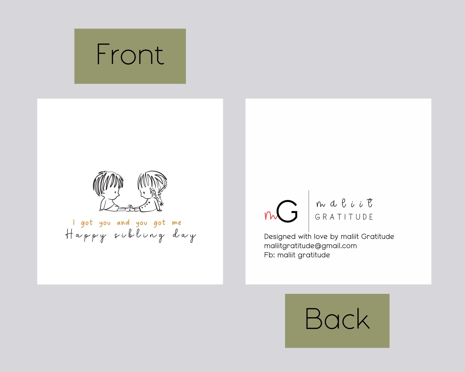 Happy Sibling Day Cards | Brother & Sister Set (digital Download) - Etsy