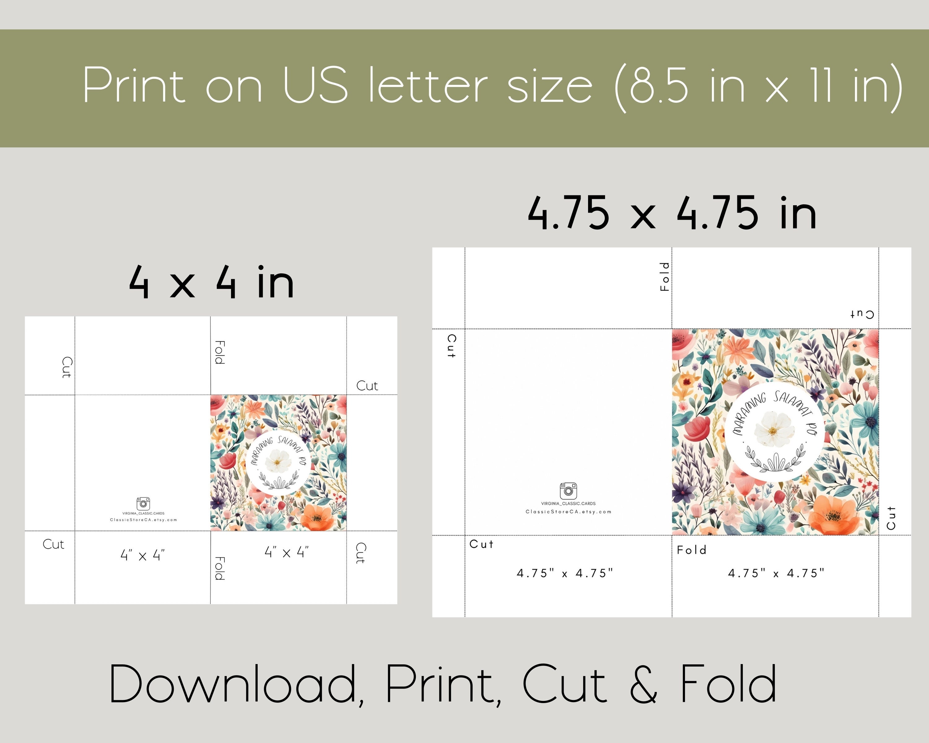 Filipino Card | Maraming Salamat Po | Digital Download With Envelope ...