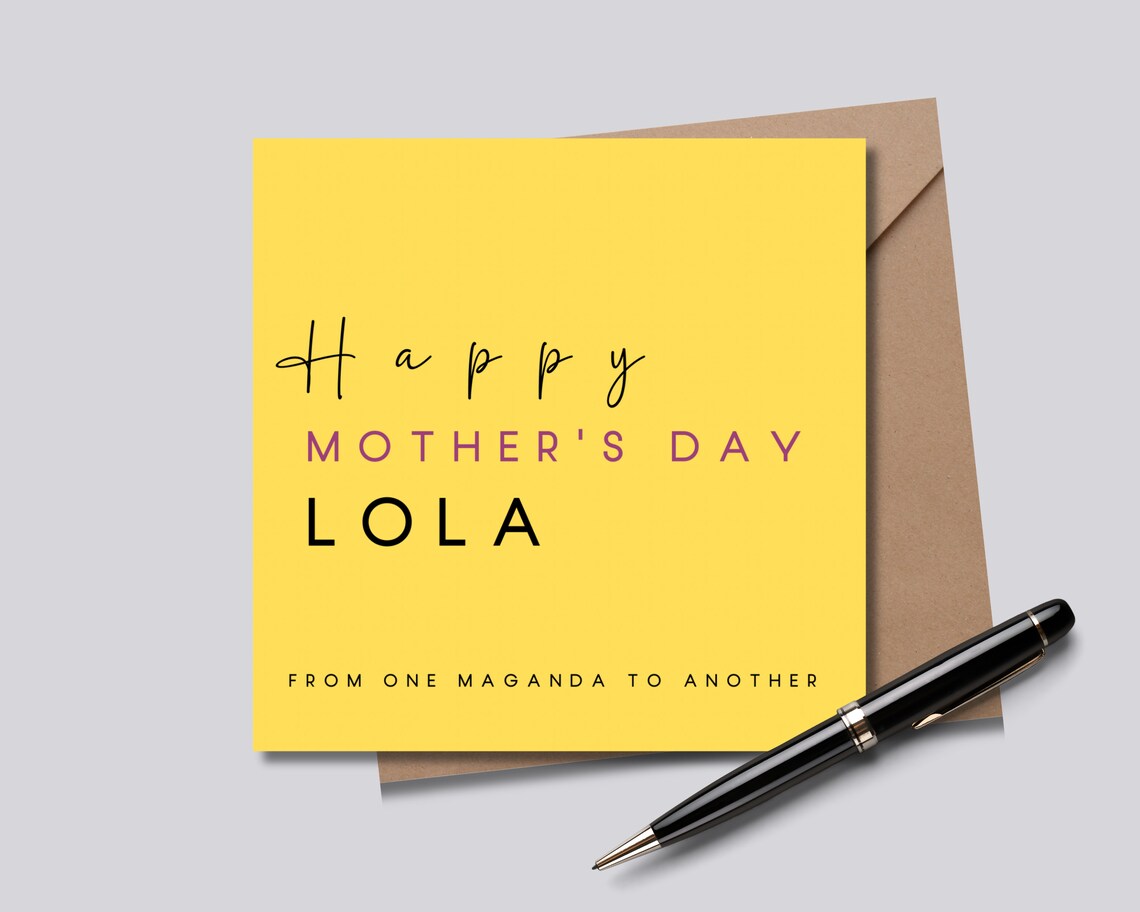 Tagalog Happy Mother's Day Printable Card Filipino Mother's Day Card ...