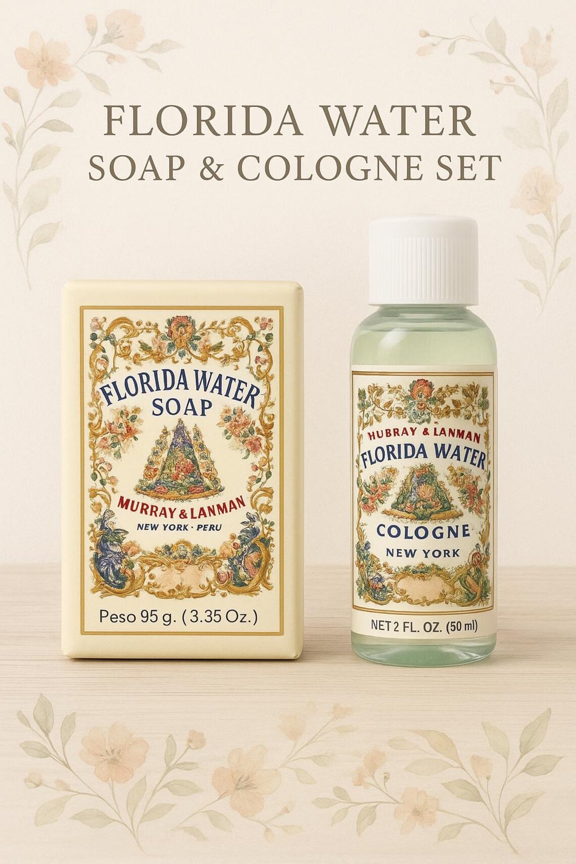 Florida Water Soap Cologne Set Spritual Cleansing Murray Lanman Florida ...