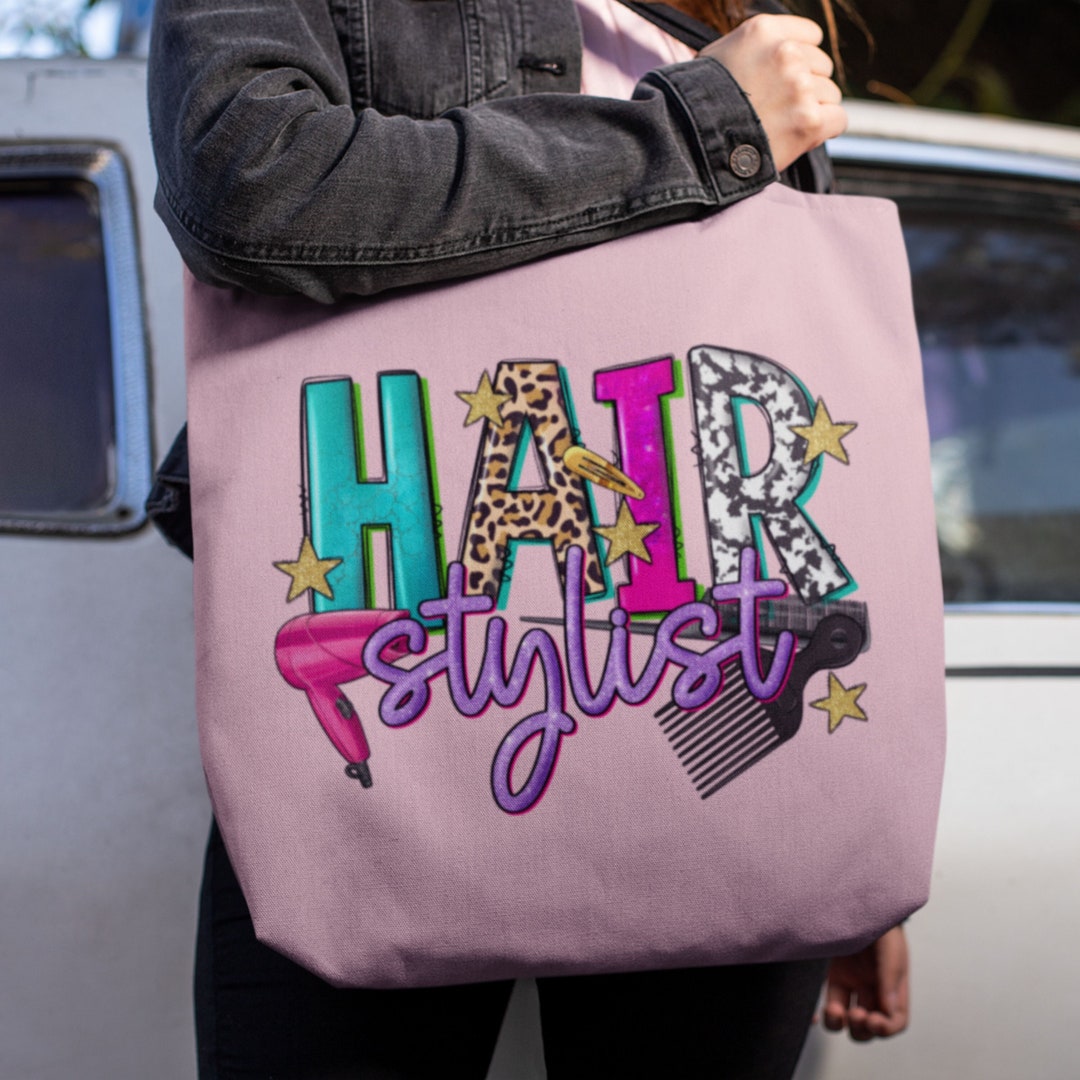 Personalized Hair Stylist Totebag, Hairdresser Totebag, Cosmetologist ...