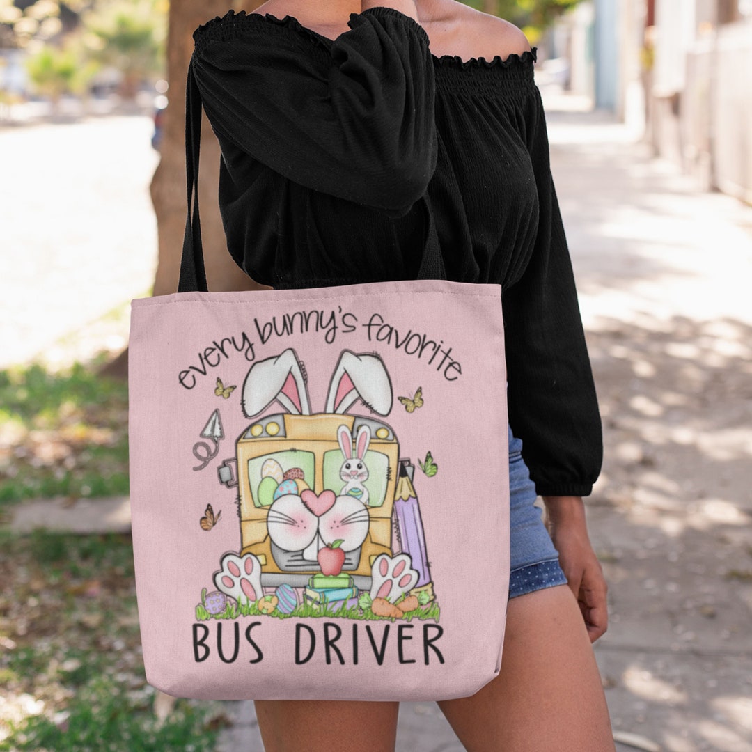 Easter Bus Driver Totebag Bus Driver Easter Totebag School - Etsy