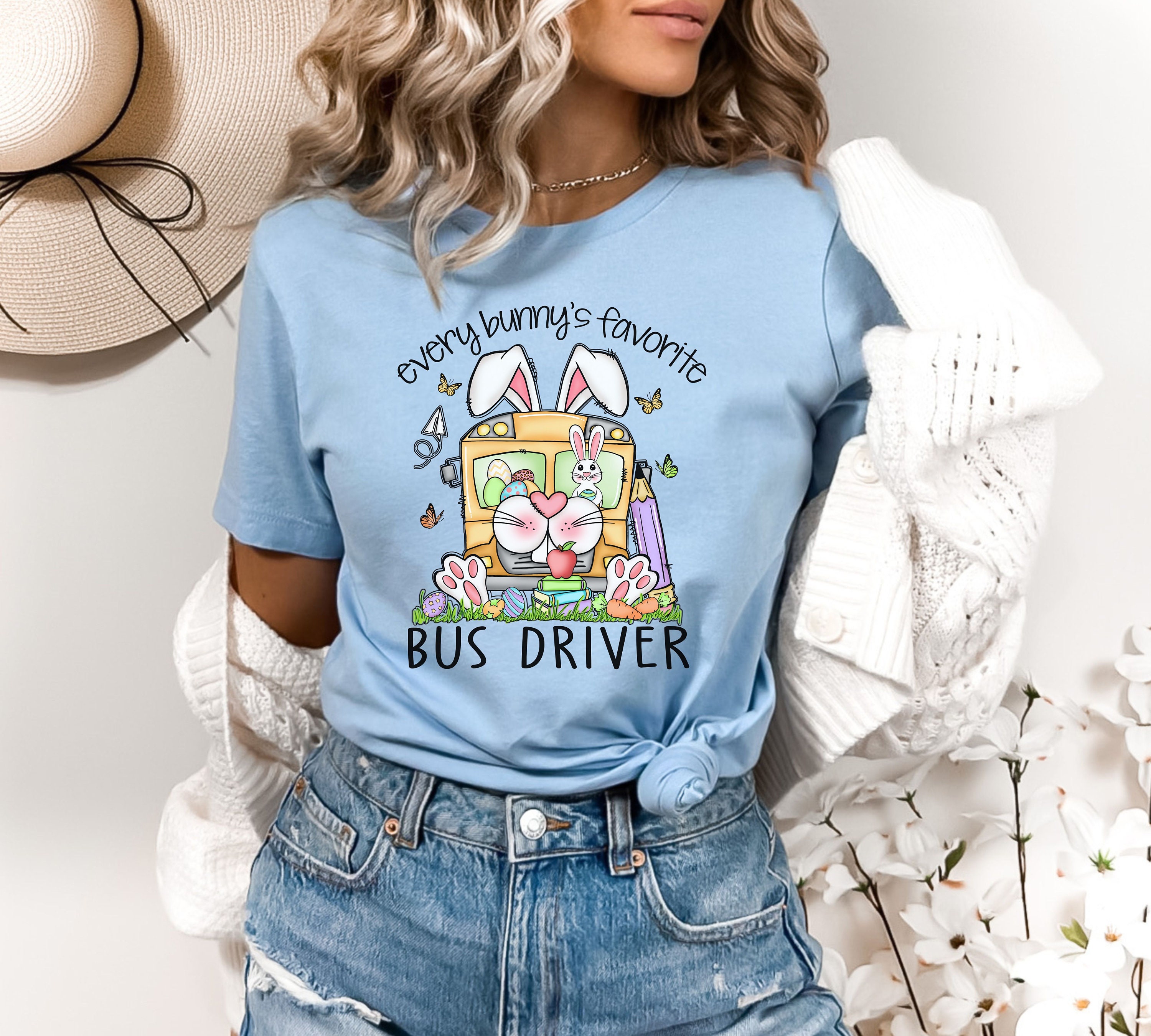 Easter Bus Driver Tshirt School Bus Driver Easter T Shirt - Etsy