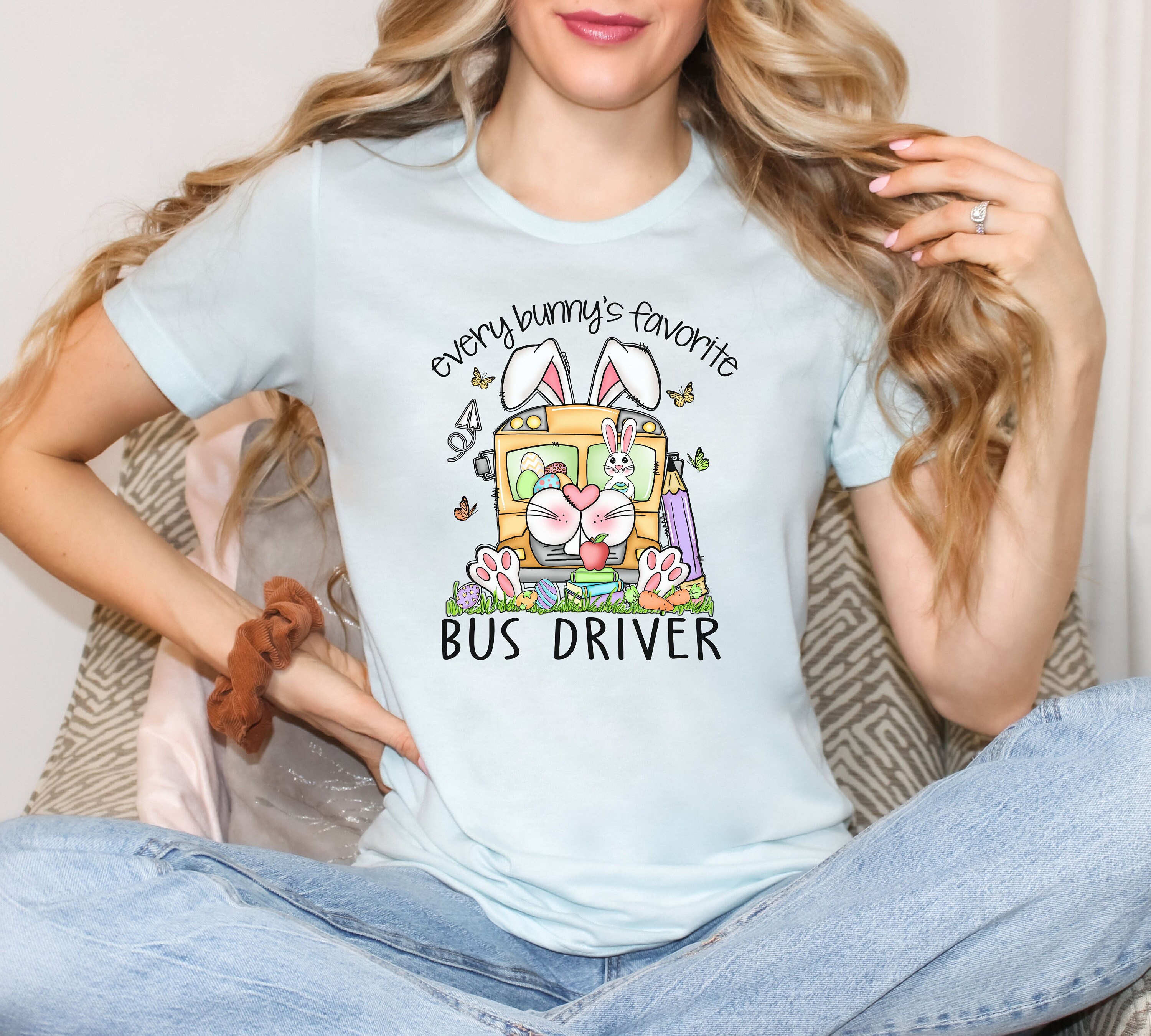 Easter Bus Driver Tshirt School Bus Driver Easter T Shirt - Etsy