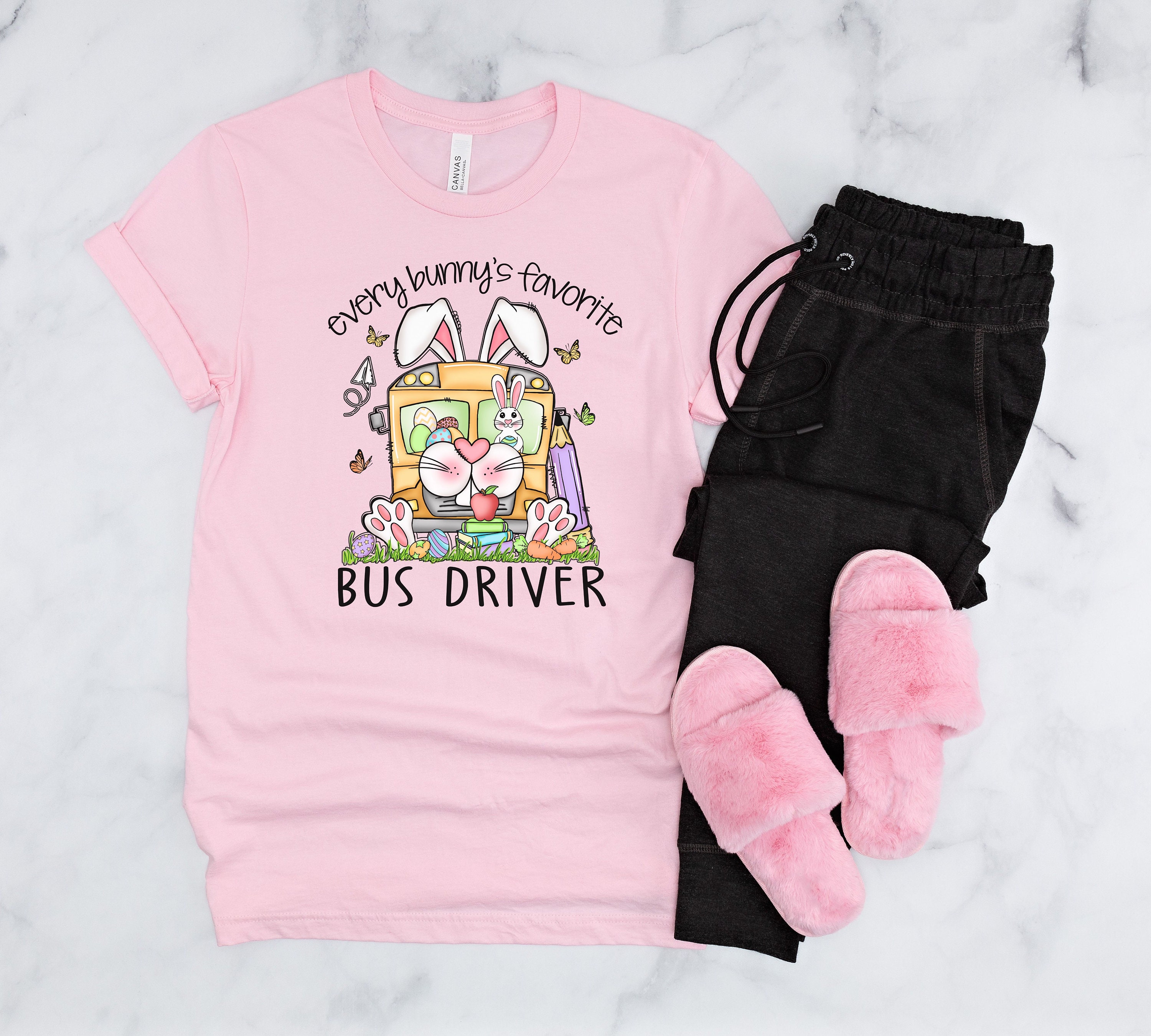 Easter Bus Driver Tshirt School Bus Driver Easter T Shirt - Etsy