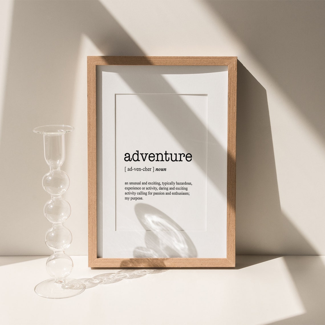 Adventure/ Digital Art Printable/ Word Definition Poster Print Urban ...