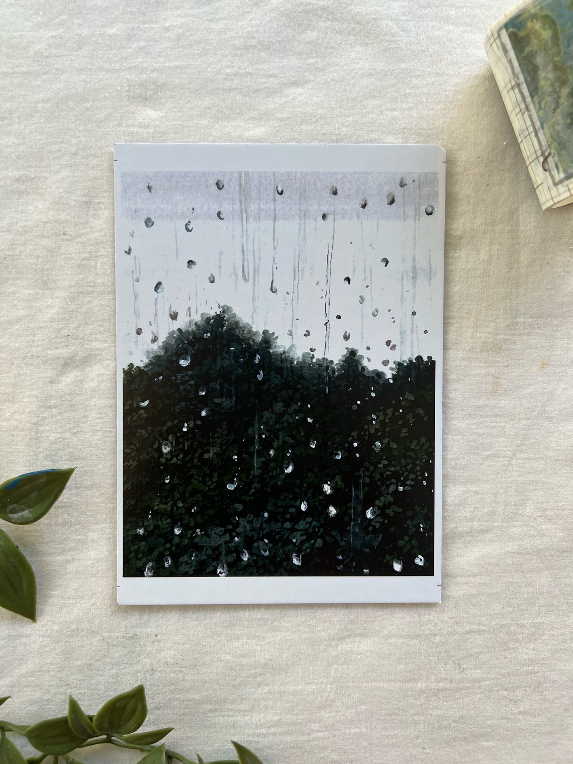Pluviophile Series A6 Art Prints-art Prints-gouache Art Prints-giclée ...