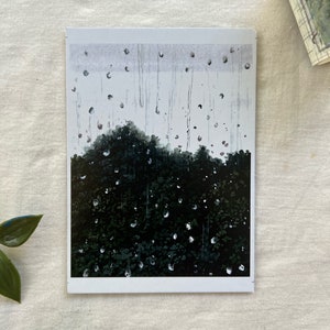 Pluviophile Series A6 Art Prints-art Prints-gouache Art Prints-giclée ...