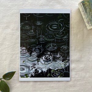 Pluviophile Series A6 Art Prints-art Prints-gouache Art Prints-giclée ...