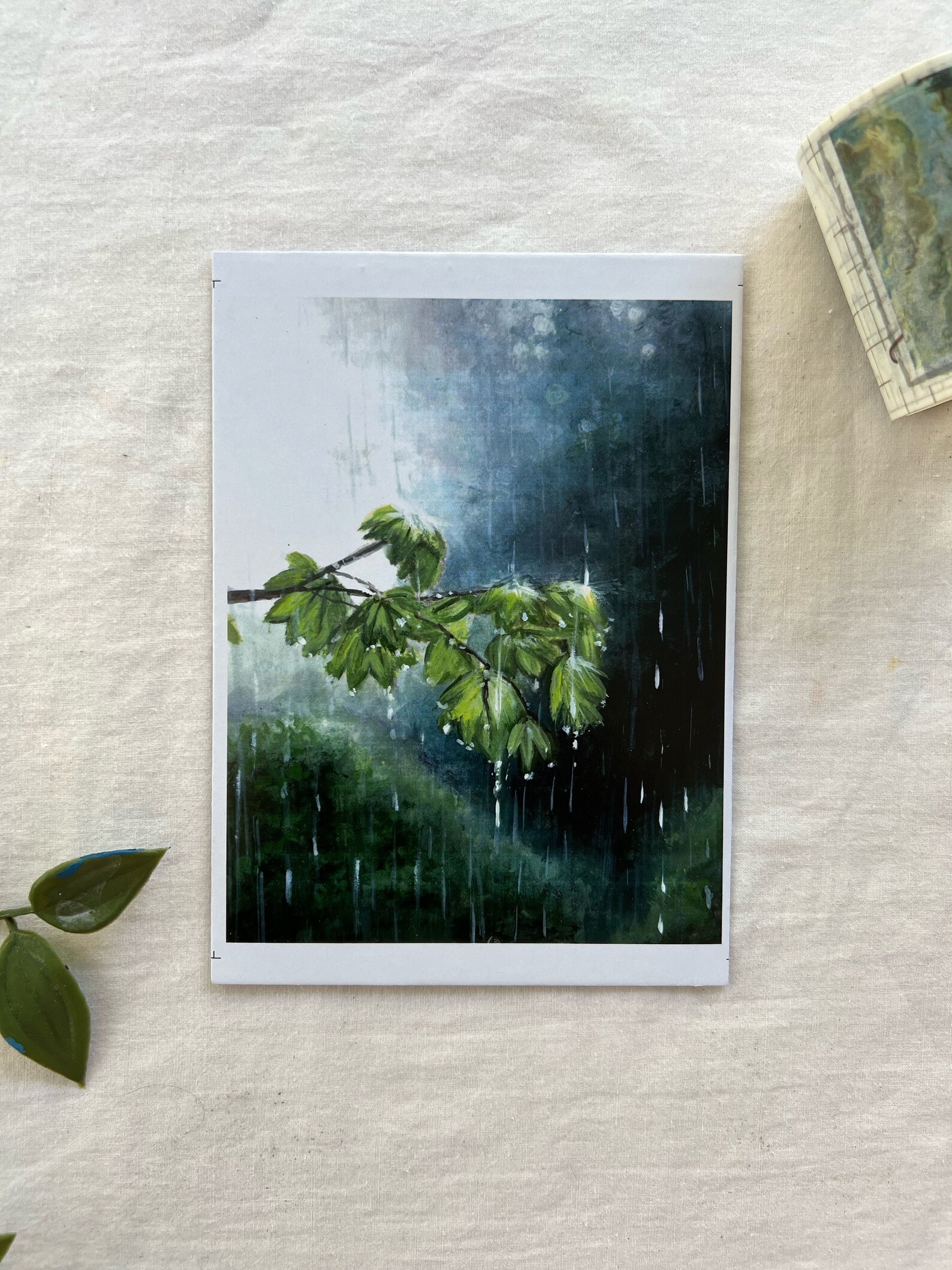 Pluviophile Series A6 Art Prints-art Prints-gouache Art Prints-giclée ...
