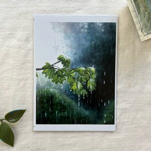 Pluviophile Series A6 Art Prints-art Prints-gouache Art Prints-giclée ...