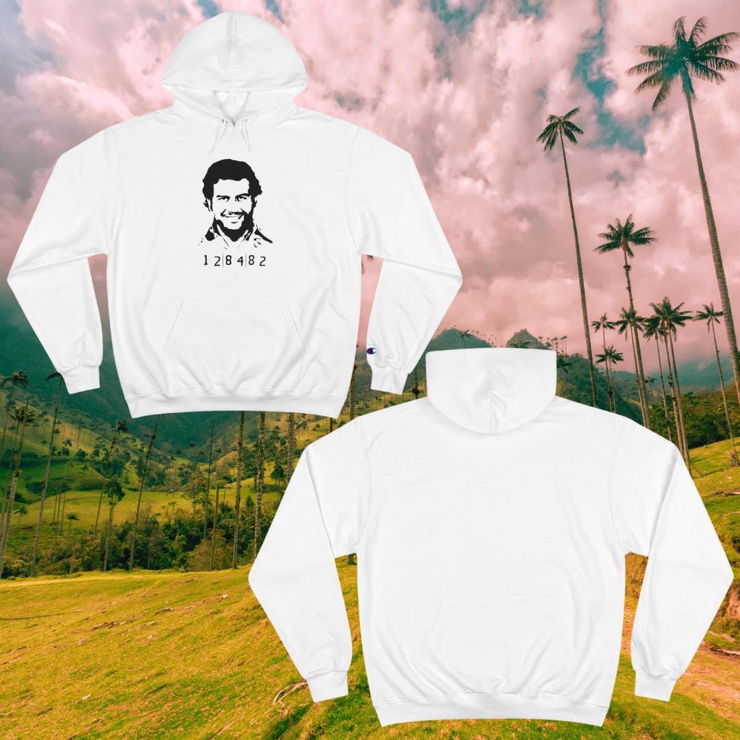 Pablo Escobar Hoodie, Narcos TV Show Merch, Colombian Drug Lord ...