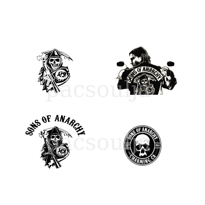 Sons of Anarchy Svg, Sons of Anarchy Logo Svg, Tv Series Svg, Death Svg, Skull Svg, Soa Svg Svg ...