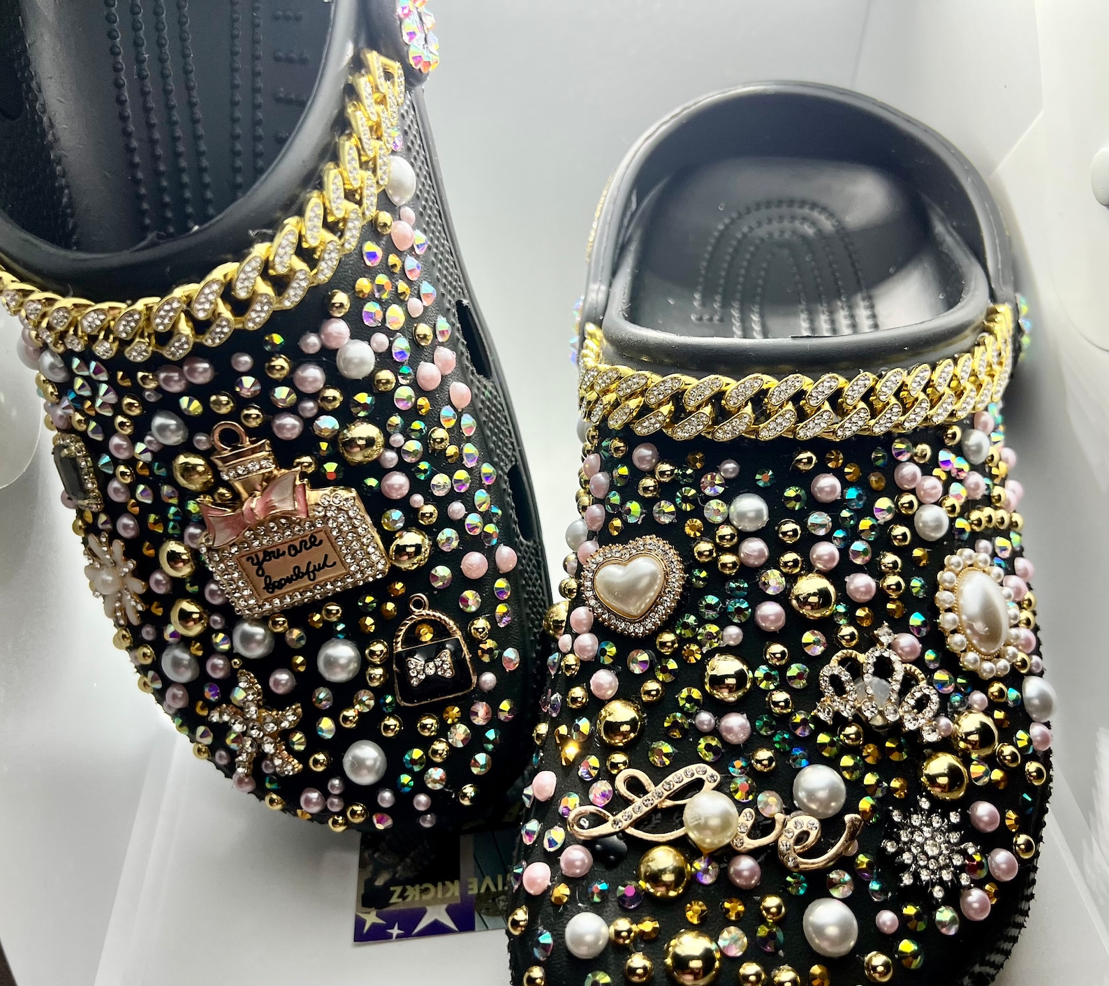 Blinged Adult Crocs With Charms - Etsy