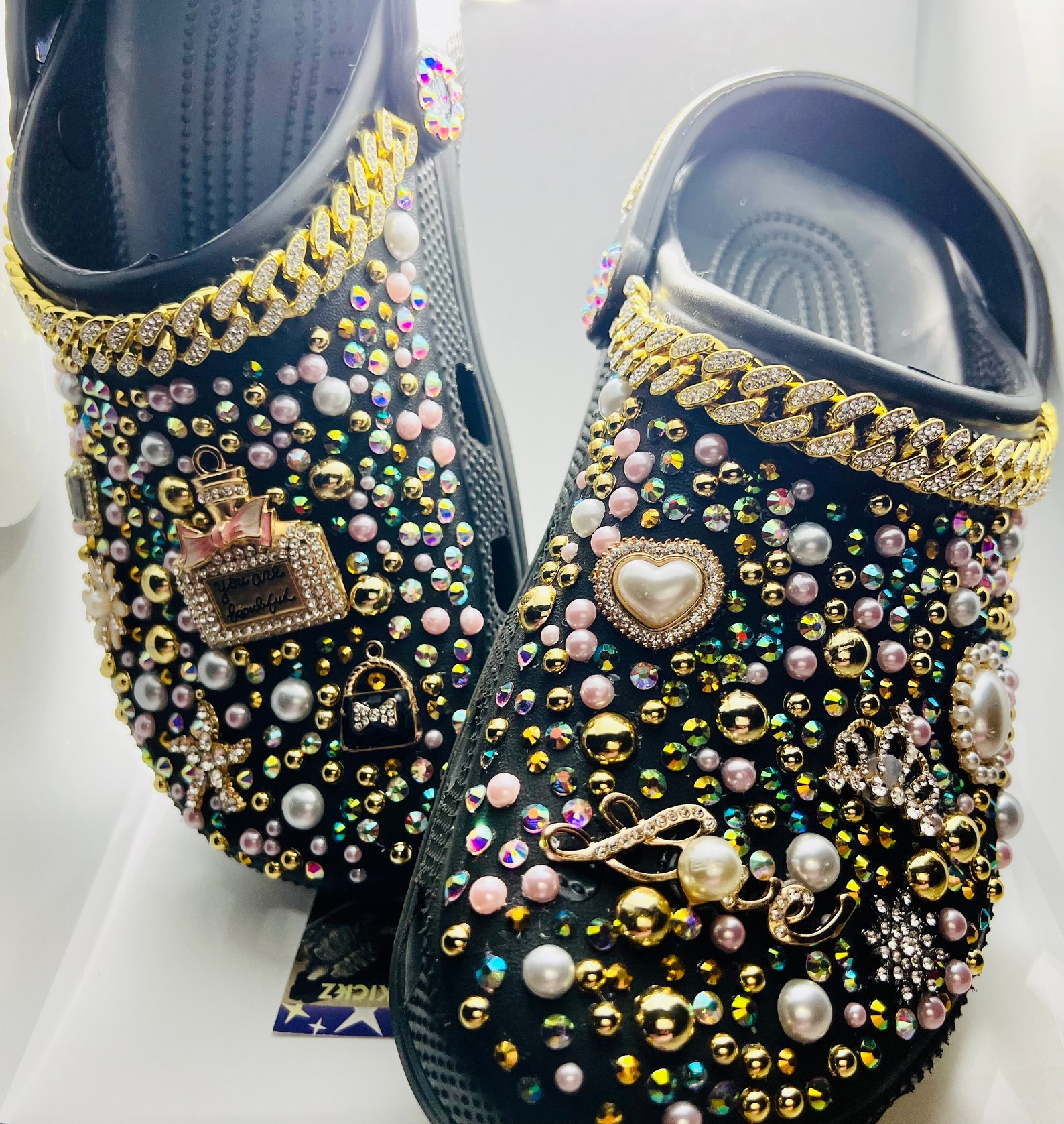 Blinged Adult Crocs With Charms - Etsy