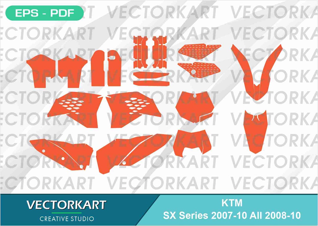KTM SX Series 07-10 All 08-10 Vector - Etsy