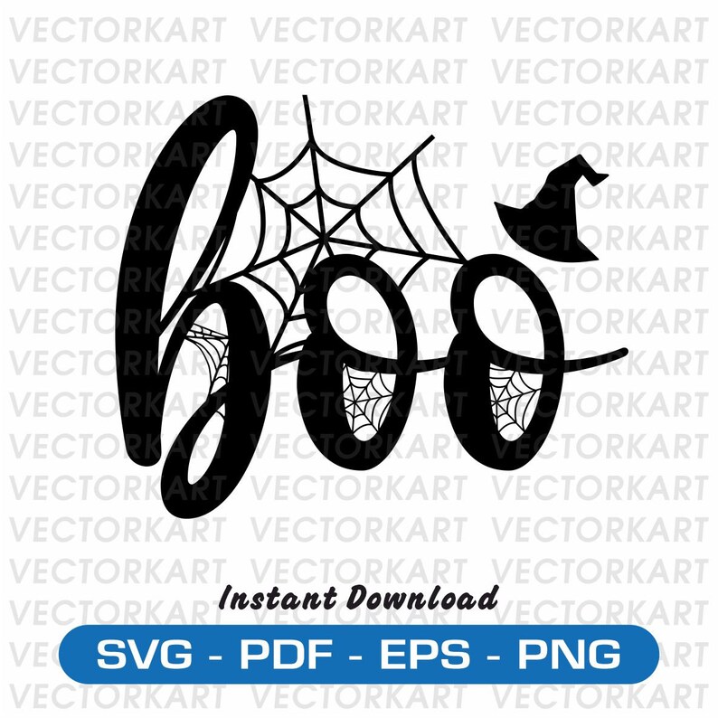Halloween 'B00' SVG Instant Download SVG, Pdf, Eps, PNG Digital ...