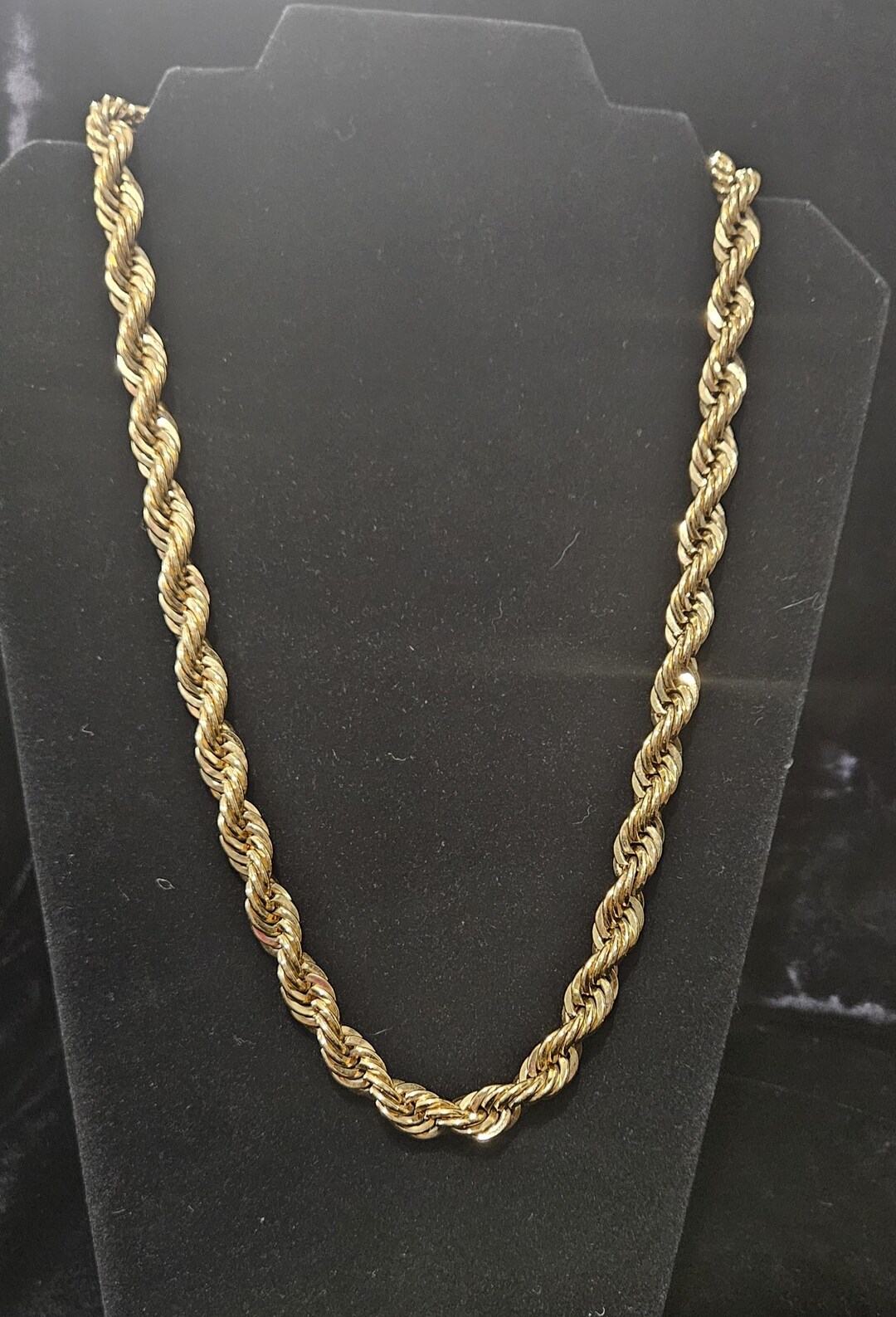 Stunning Vintage Napier Gold Tone Rope Necklace, 24" - Etsy