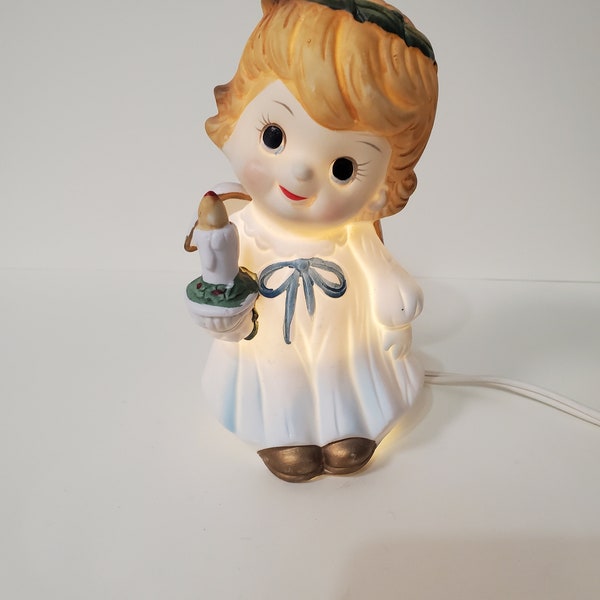 Porcelain Angel Night Light - Etsy