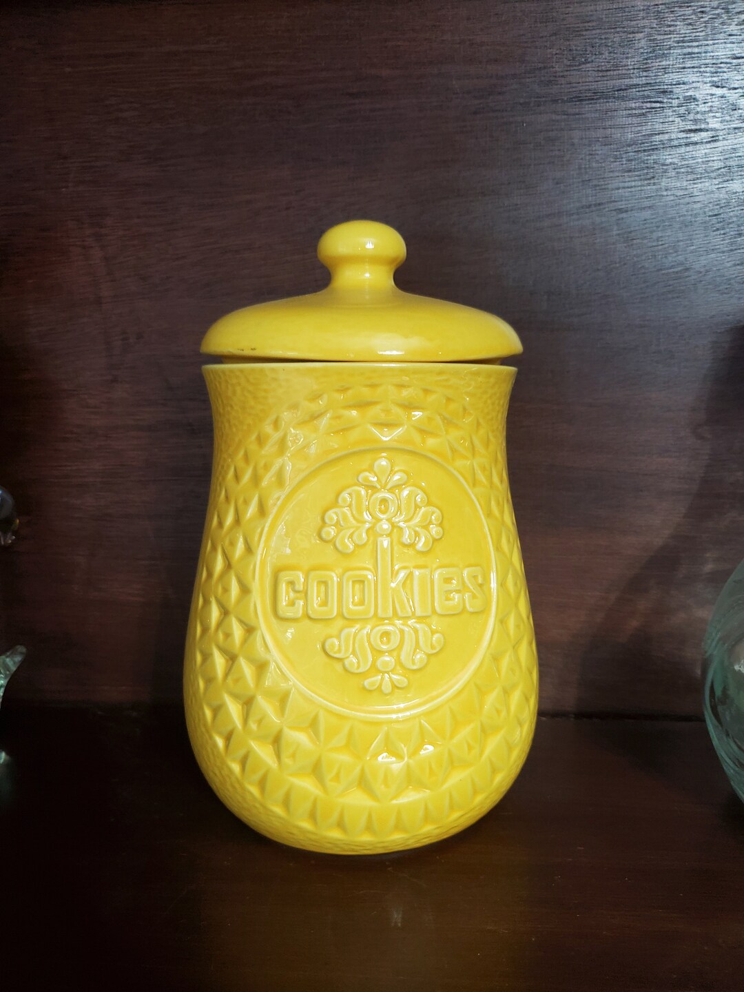 Mccoy Yellow Cookie Jar - Etsy