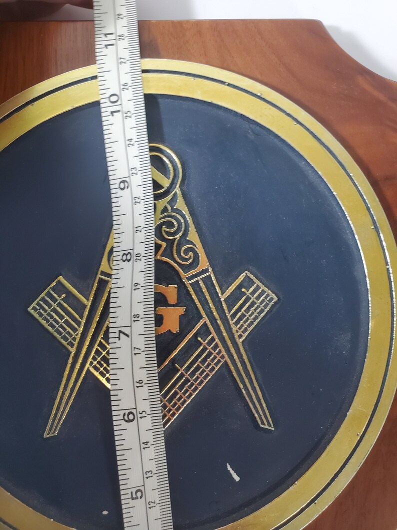 Masonic Freemason Wooden Plaque 1960s or 70s - Etsy