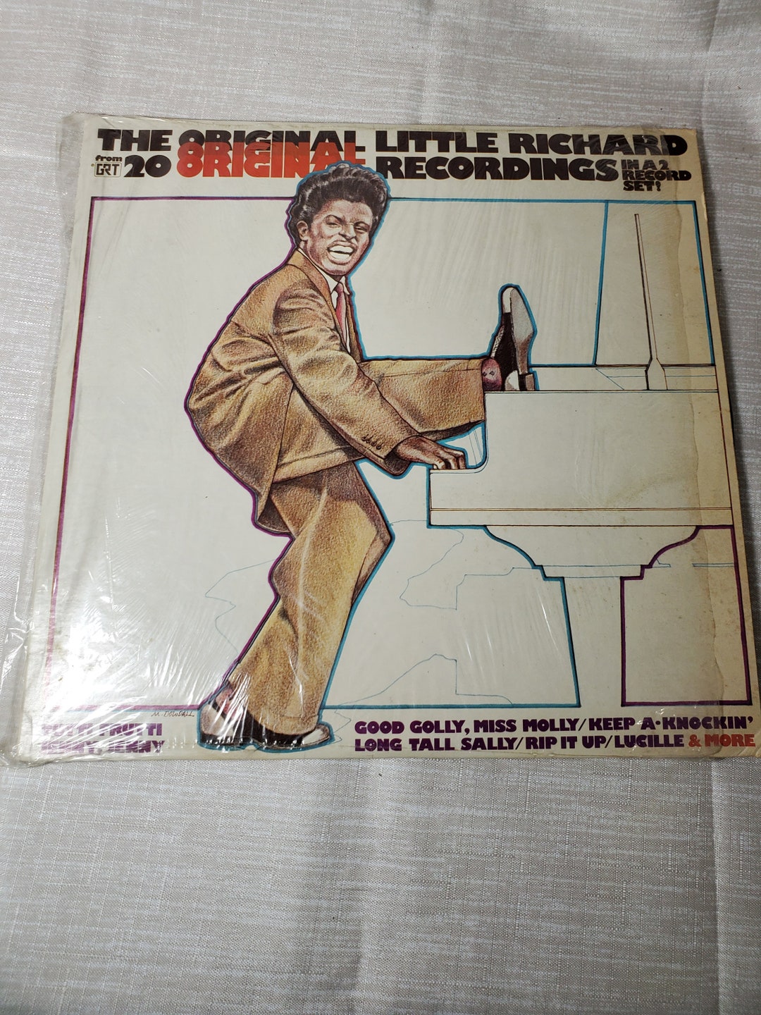 1977 'the Original Little Richard 20 Original Recordings' 2 Record Set ...