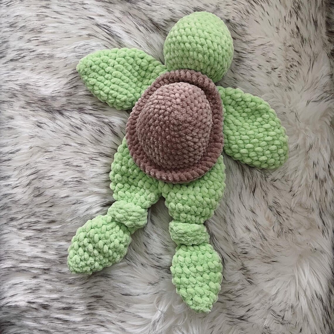 Lovey Turtle Turtyle Snuggler/ Plush Toy/ Baby Comforter/ Cuddle Turtle ...