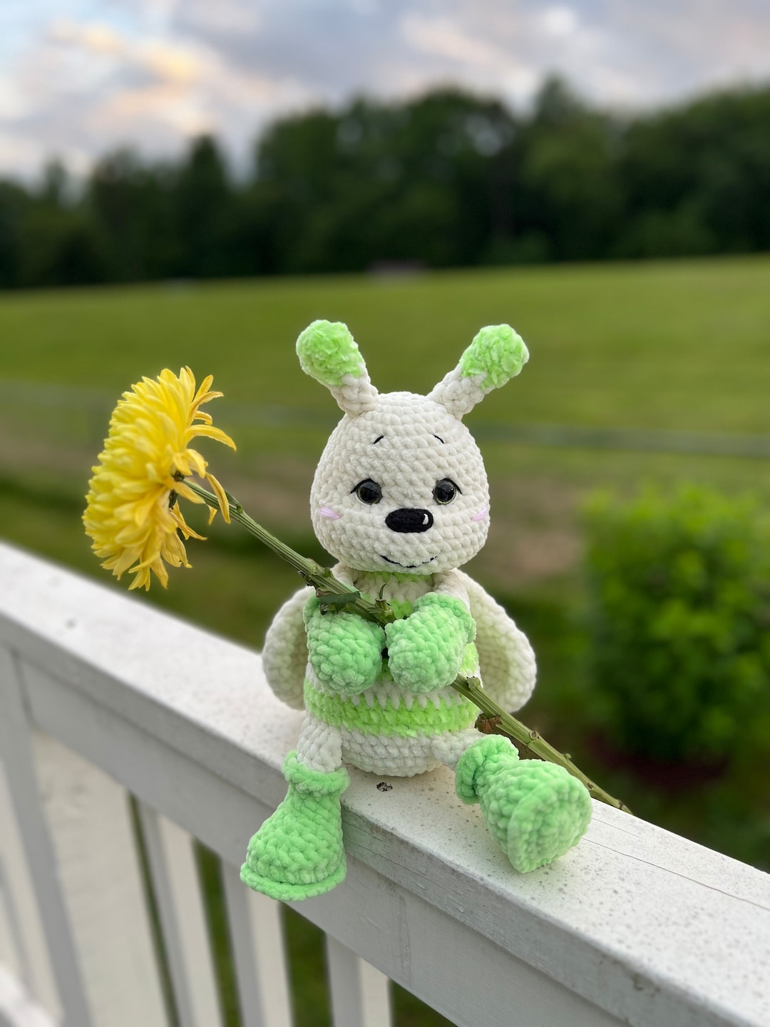 Glow in the Dark Junglebee, Plush Crochet Honeybee Toy - Etsy