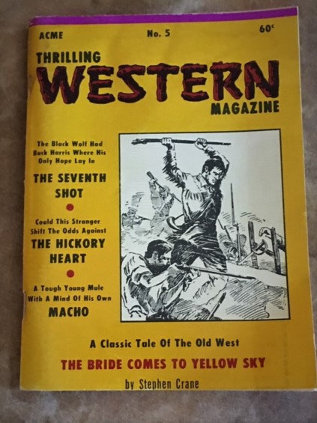 Acme Thrilling Western Magazine 1970 - Etsy