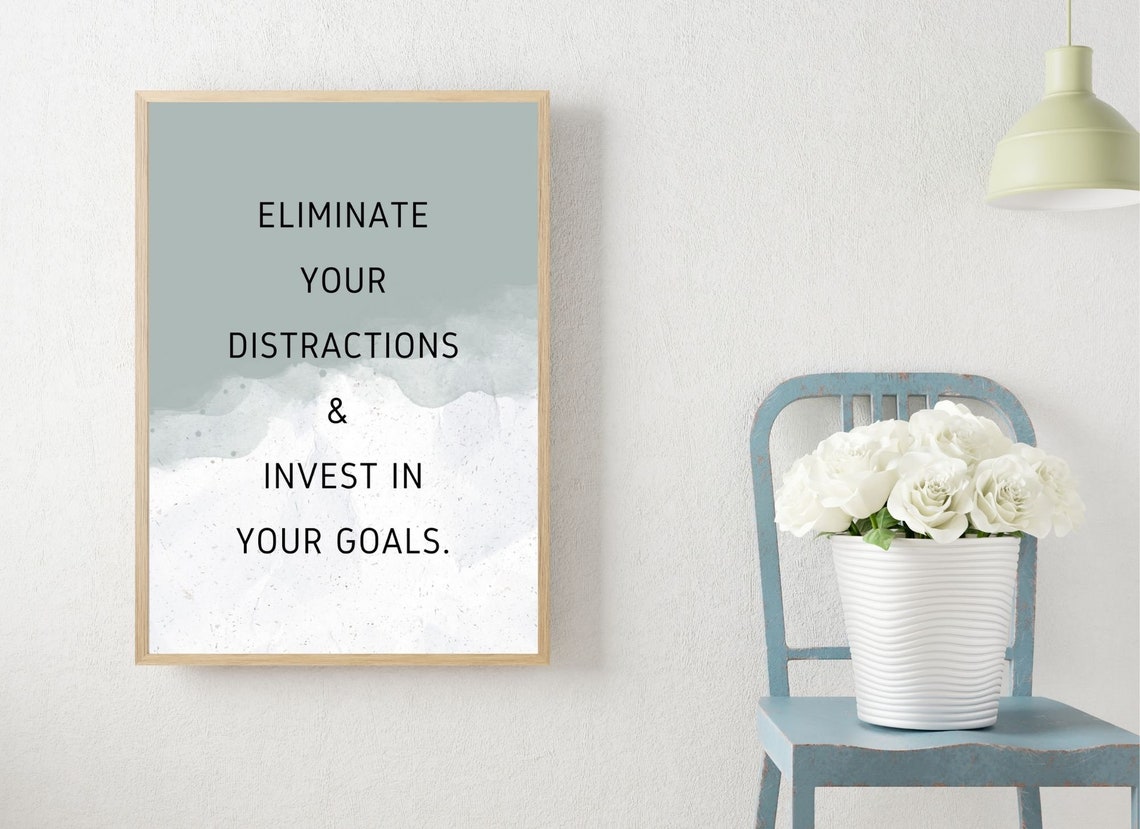 Motivational Posters, Office Decor, Set of 4 Print, Boho Decor - Etsy