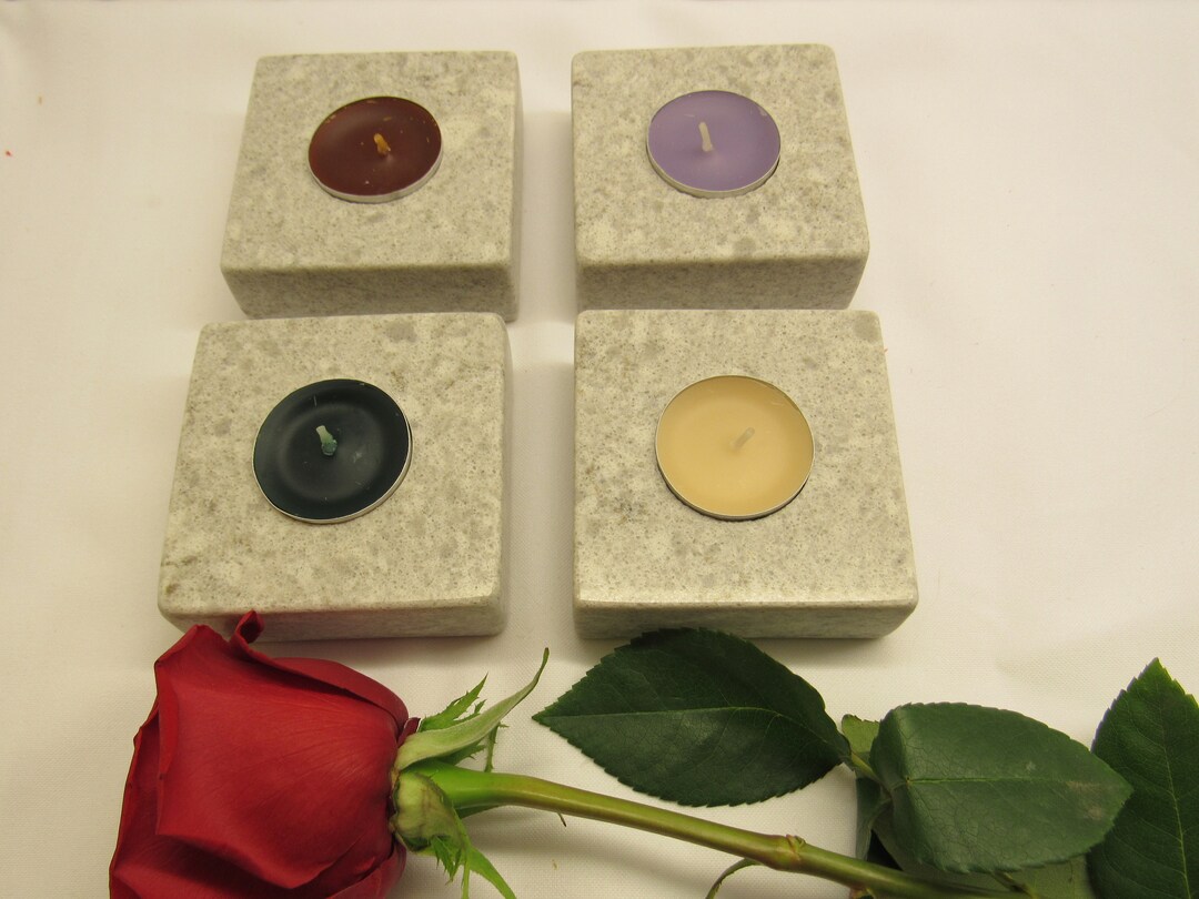 Four Handmade Tee Light Candle Holders Great for Gifts Made - Etsy